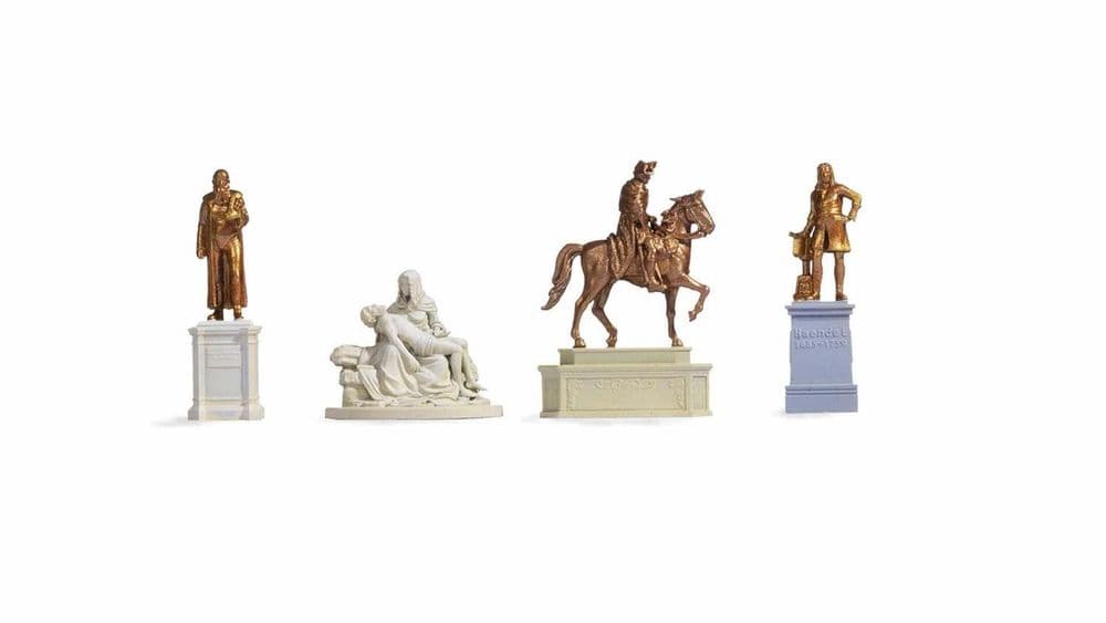 Noch 14835 Scale 1 87 HO Monuments 4 Accessory Set