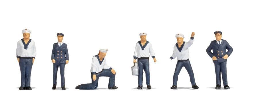 Noch 15046 Brand Noch Scale 1 87 HO Sailors 6 Figure Set