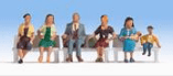 Noch 15533 Scale 1 87 HO Seated People 6 Figure Set
