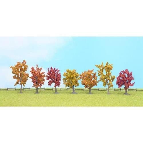 Noch 25070 Scale s 1 220 Scale Z Scale AUTUMN 7 CLASSIC ECONOMY TREES 8 ...