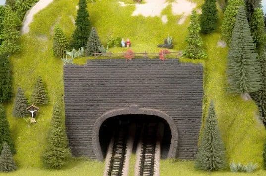 Noch 34800 Scale 1 160 N Double Track Scale Transition Hard Foam Tunnel ...