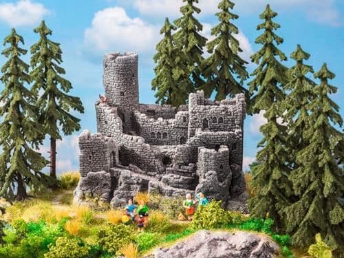 Noch 58609 Scale s 1 87 Scale HO Scale CASTLE RUIN HARD FOAM BUILDING ...
