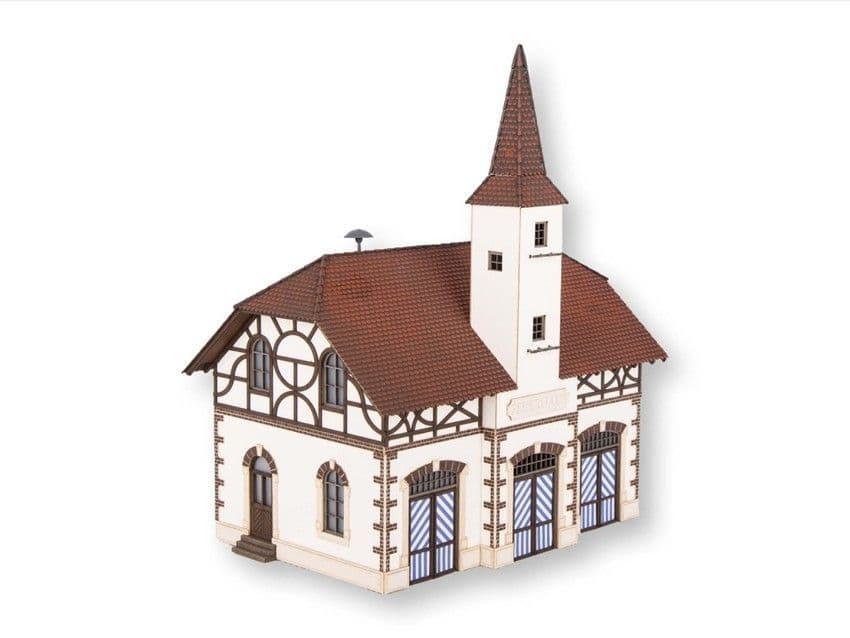 Noch 63380 Scale s 1 160 Scale N Scale FIRE STATION LASER CUT STRUCTURE ...