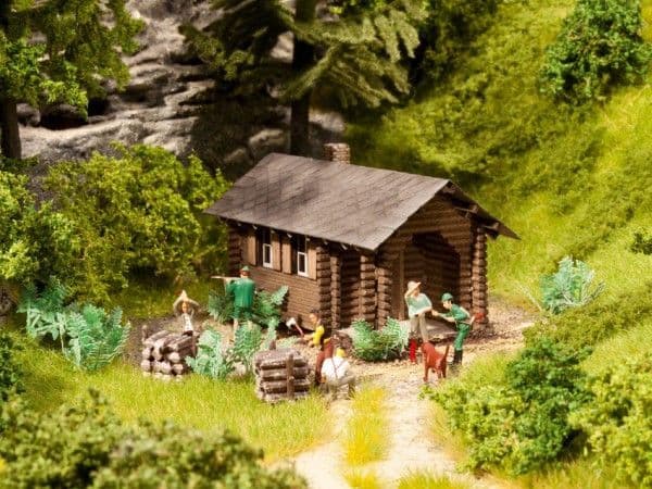 Noch 65606 Scale s 1 87 Scale HO Scale FOREST LODGE SCENERY SET