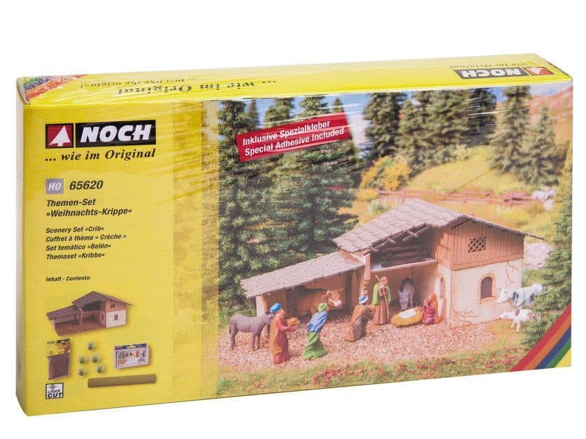Noch 65620 Scale s 1 87 Scale HO Scale CHRISTMAS CRIB SCENERY SET