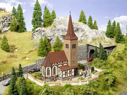 Noch 66906 Scale s 1 87 Scale HO Scale ST GEORGE CHURCH LASER CUT ...