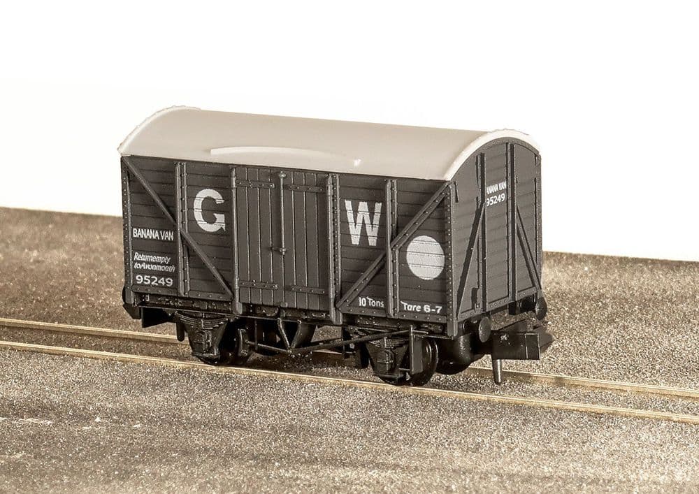 Nr 42b Peco Quality Line N Gauge Gwr Banana Ventilated Van