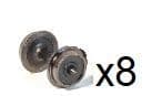 NR130 Peco DISC WHEELS x 8 Axles
