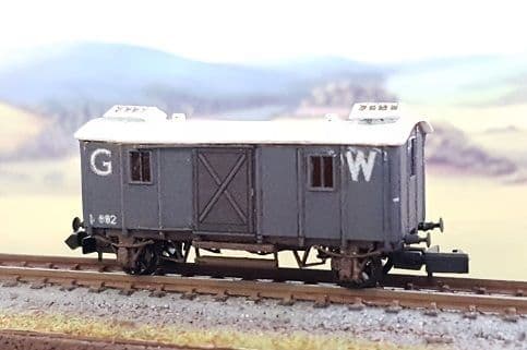 OCWW ALN023 N Scale Kit GWR Iron Tool Van Dig CC7 Kit
