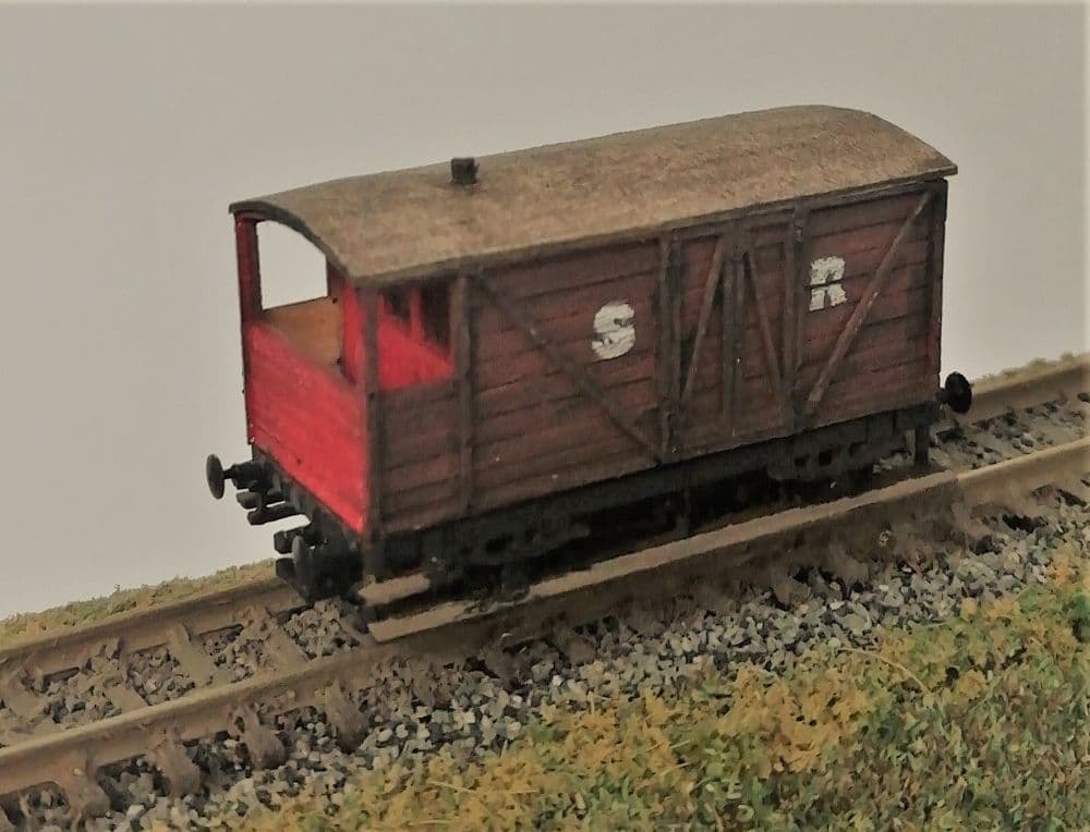 OCWW ALN066 Southern ex LSWR 20T Brake Van Wagon kit