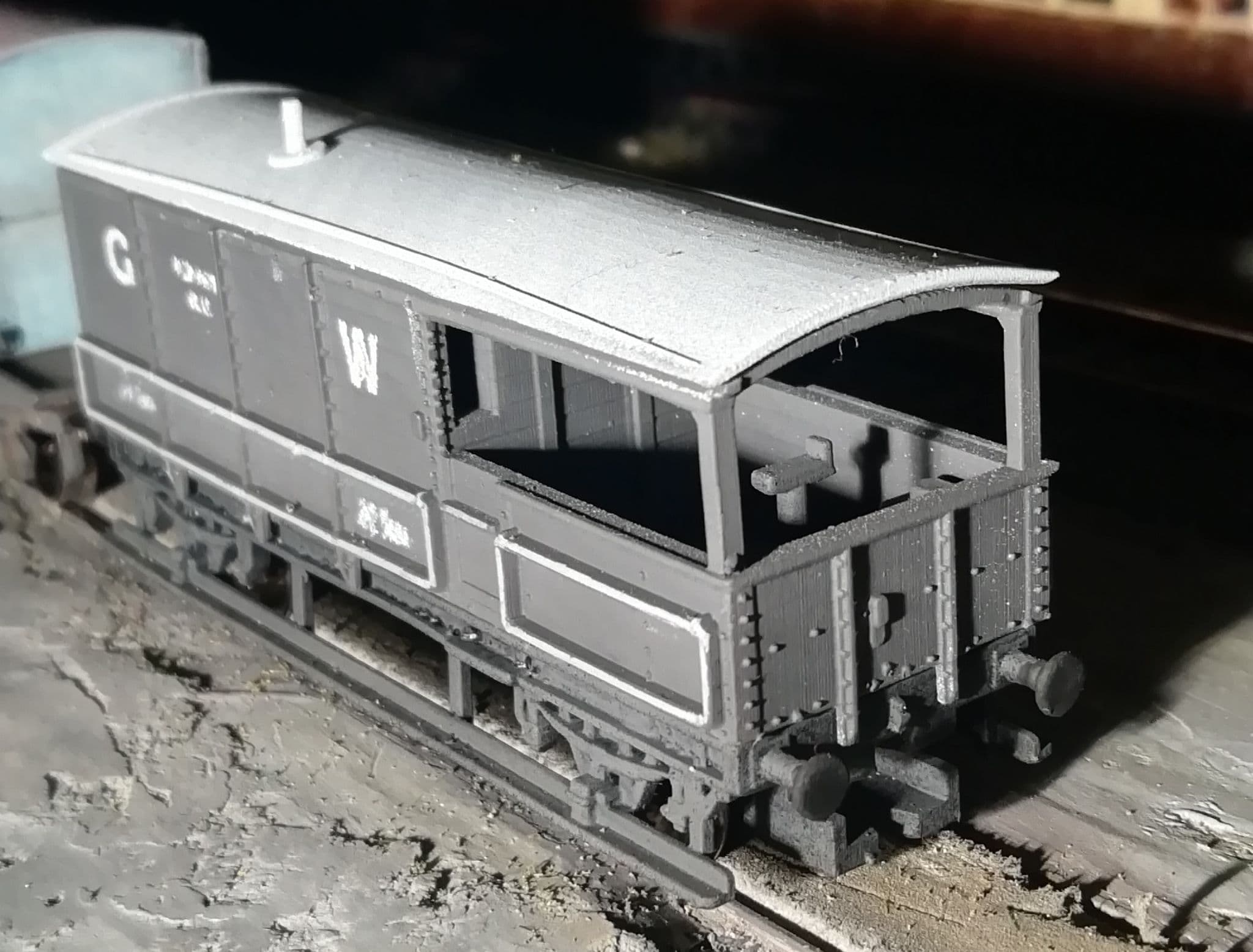 OCWW ALTT050 3D Printed TT Scale 1 120 R T R GWR Toad Brake Van