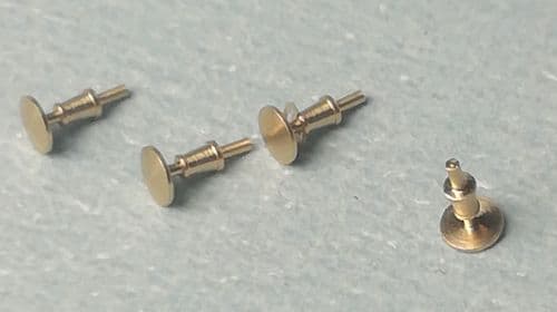 OCWW ALTT102 TT 1 120 Scale Buffers ;Turned Brass x 4