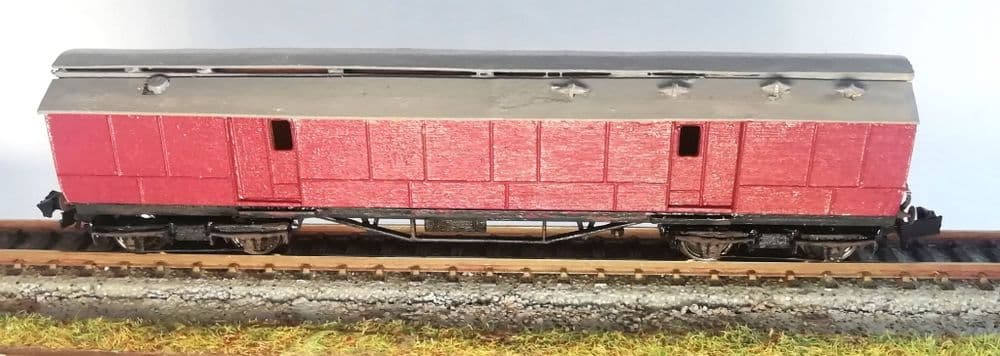OCWW052 Ex Midland Railway Clerestory Mess & Tool Van for Steam Crane