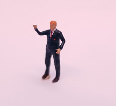 OSBF0012 HO scale figure America First Donald Trump