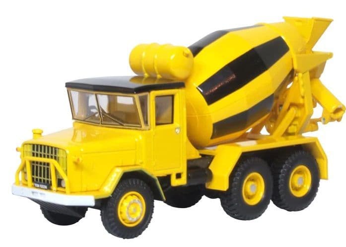 Oxford Diecast 76ACM002 Scale 1 76 OO AEC 690 Cement Mixer Yellow/Black