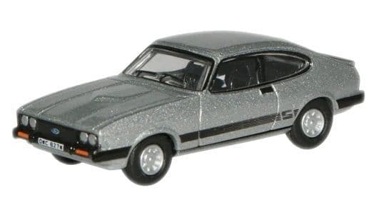 Oxford Diecast 76CAP001 Scale 1 76 OO Ford Capri MkIII Strato Silver Bodie