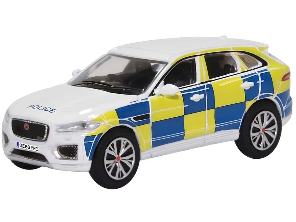 Oxford Diecast 76JFP004 Scale 1 76 OO Jaguar F Pace Police