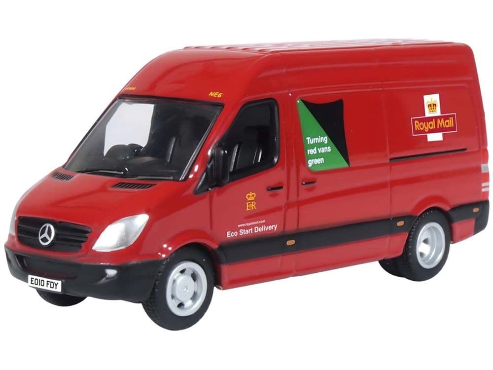 Oxford Diecast 76MSV003 Scale 1 76 OO Mercedes Sprinter Van Royal Mail