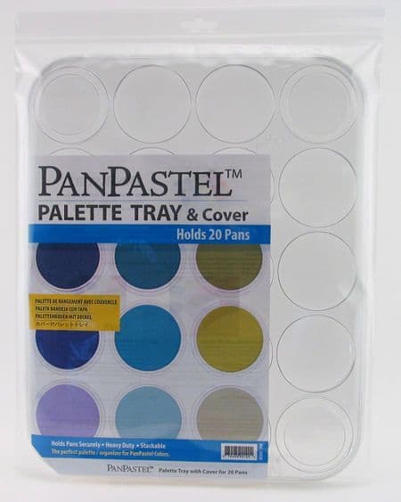 PanPastel 35020 Palette/Tray with Lid Empty but Holds 20 Colours
