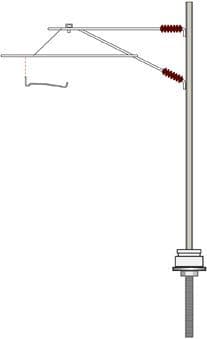 Peco LC110 Single Mast & Registration Arm