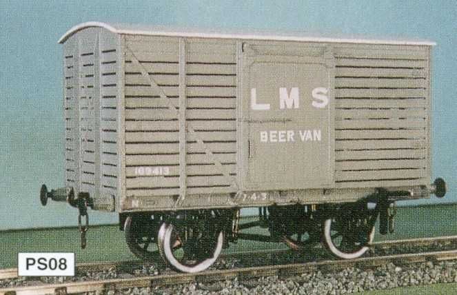 Peco Parkside PS08 LMS BEER VAN DIAG D1817