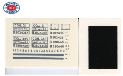 Peco Parkside PS65 Pressfix Transfers BR Minerals