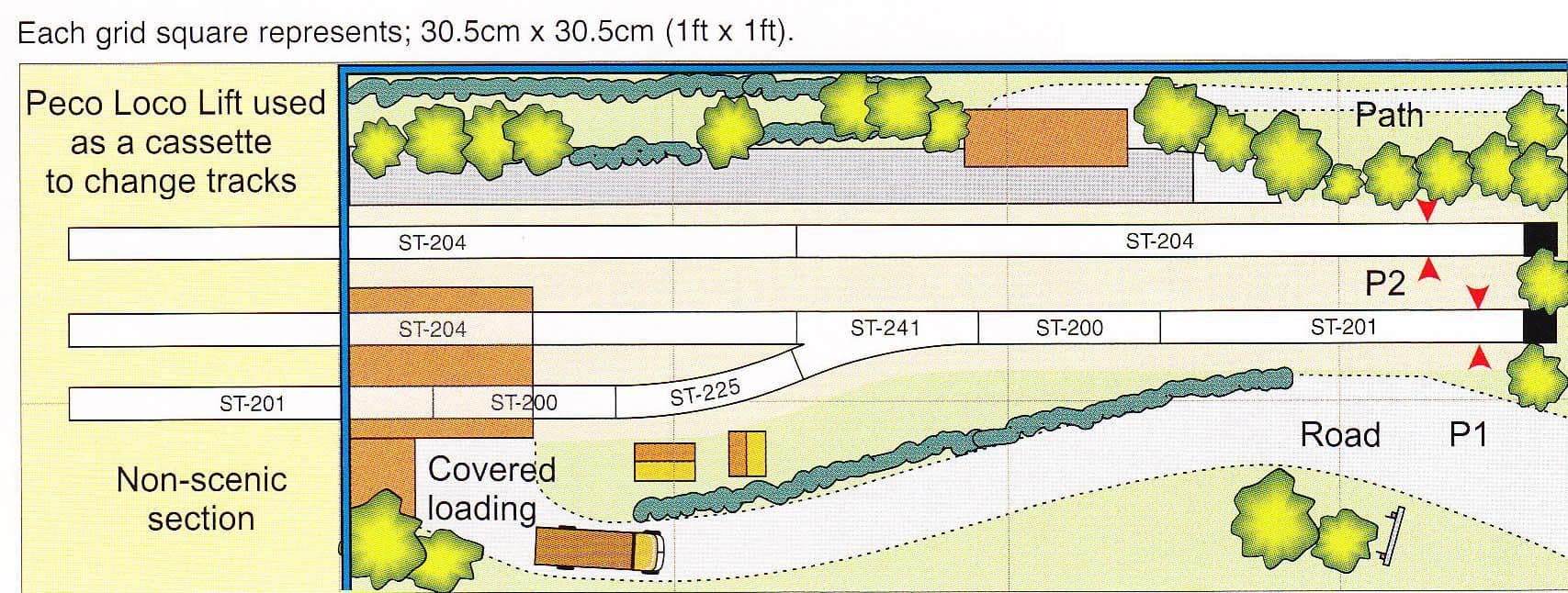 Peco Setrack OO Plan 33 - A China clay Terminal Based On Meeth N Devon