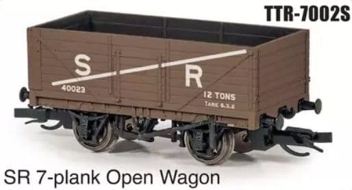Peco TT 120 TTR7002S 7-Plank open Southern Railway