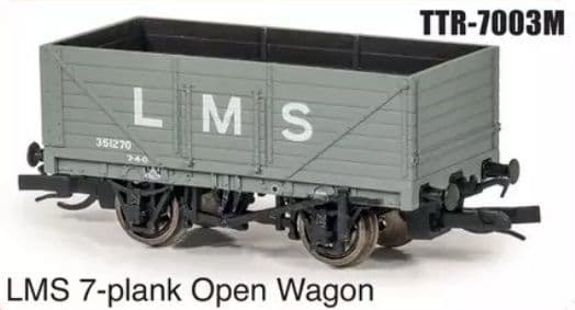 Peco TT 120 TTR7003M 7-Plank Open LMS