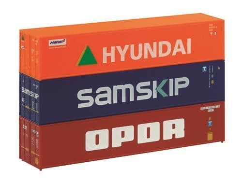 Piko 46101 Scale 1 120 TT 40 Container Set 3