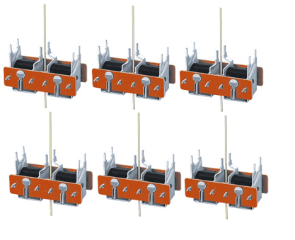 PL10E 6 Peco Turnout Motor Extended Pin for mounting below baseboards ...