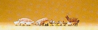 Preiser 79093 N Scale ASSORTED SMALL FARM ANIMALS