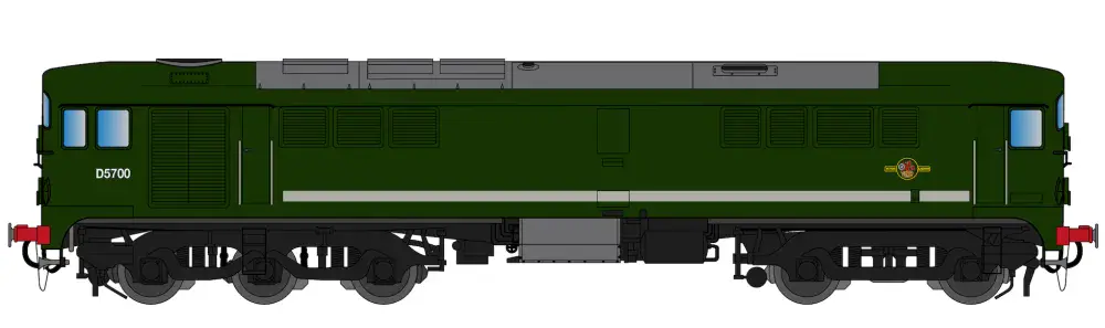 Rapido 905007 Class 28 MV CO-BO D5700 BR Green DCC Ready