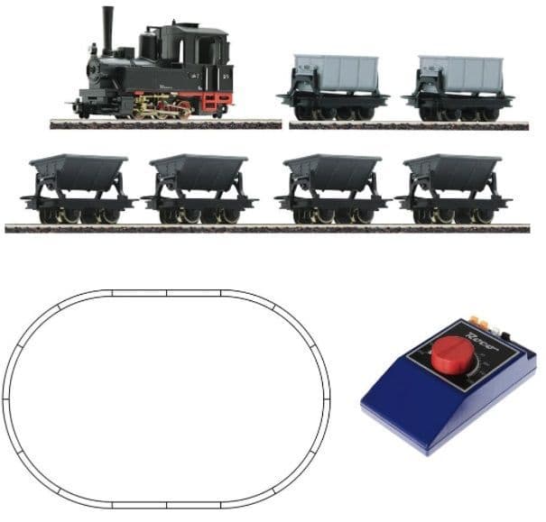 Roco 31035 Scale 1 87 HOe PO Steam Freight Starter Set