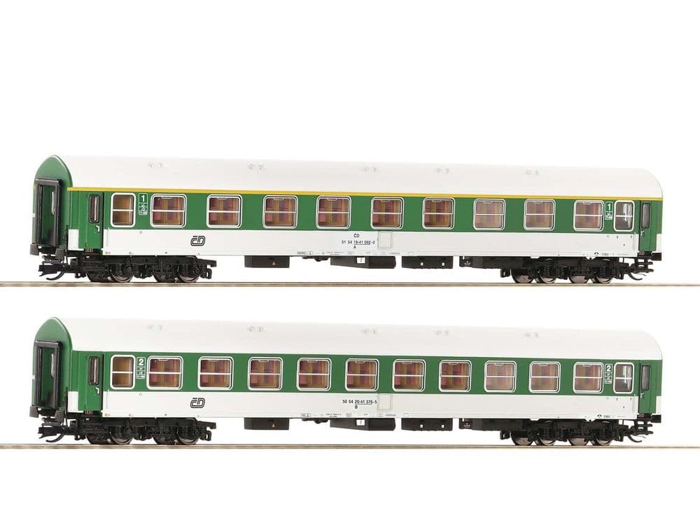 Roco 6280010 Scale 1 120 TT CD A/B Coach Set 2 V