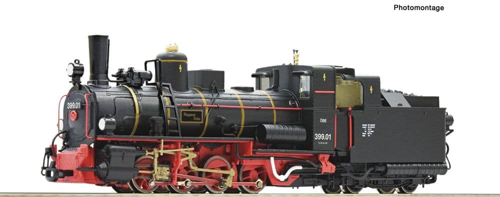 Roco 7150001 Scale 1 87 HOe OBB Rh399 01 Steam Locomotive IV DCC-Sound