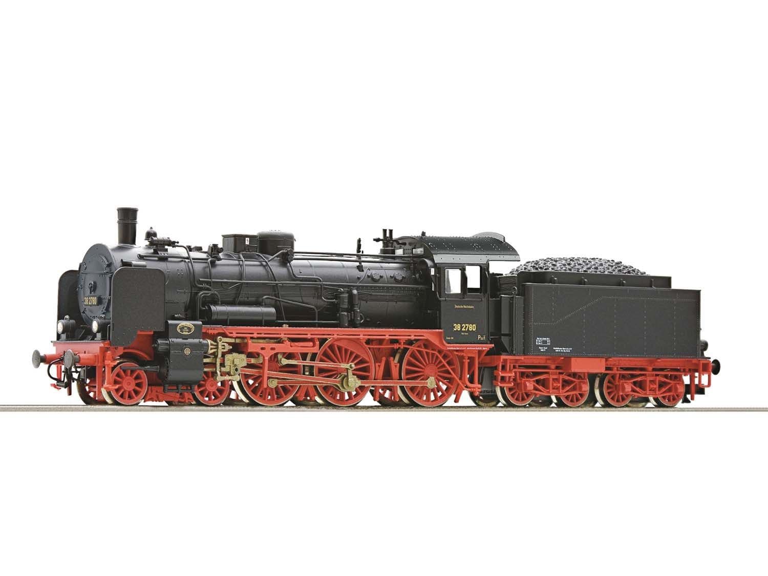 Roco 7180002 Scale 1 120 TT DRG BR38 2780 Steam Locomotive II
