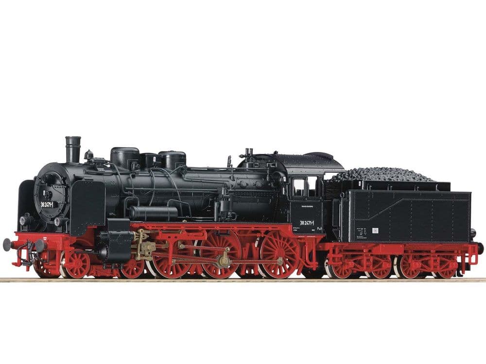 Roco 7190001 Scale 1 120 TT DR BR38 2471-1 Steam Locomotive IV DCC-Sound