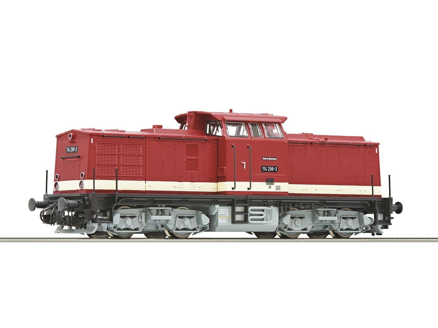 Roco 7380001 Scale 1 120 TT DR BR114 298-3 Diesel Locomotive IV