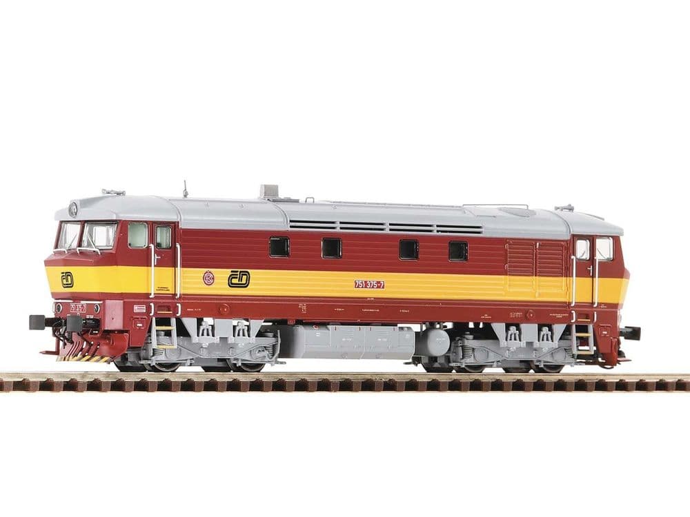 Roco 7390007 Scale 1 120 TT CSD Rh751 375-7 Diesel Locomotive V DCC-Sound