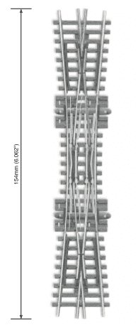 SL390F Peco Double Slip 10 angle