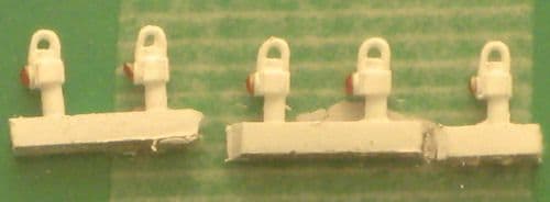 Springside N15- N Scale LMS Tail Lamps White 5