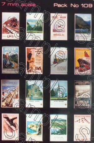 Tiny Signs O109 LMS Travel Posters Small