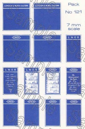 Tiny Signs O121 LNER Poster Boards
