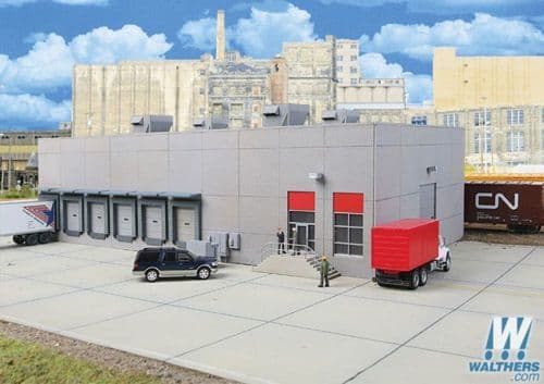 Walthers Cornerstone 933-4067 Modern Concrete Warehouse Kit