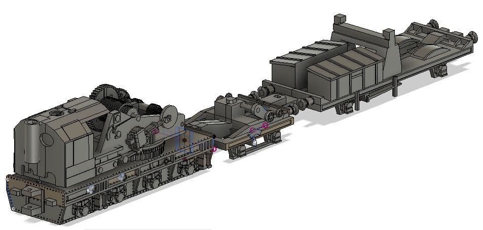 OCWW ALN100 Ready to Run GWR Ransomes & Rapier Crane