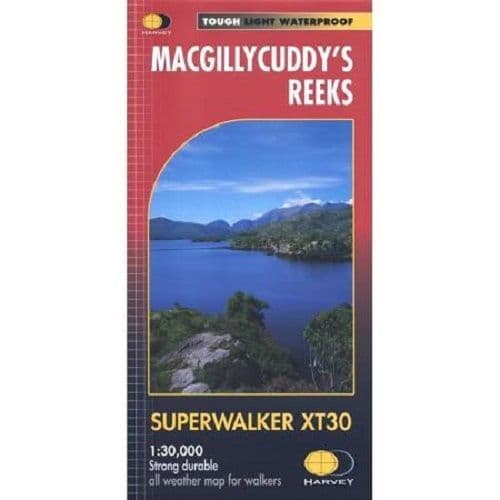 Harvey Superwalker Irish Map - Macgillycuddys reeks 1 30000