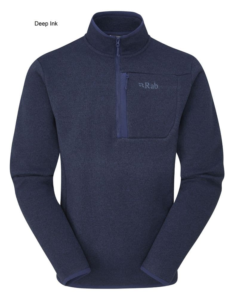 Rab Mens Ryvoan Pull On 1/4 Zip Fleece