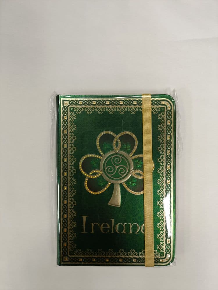 Royal Tara Shamrock Spiral Irish Notebook