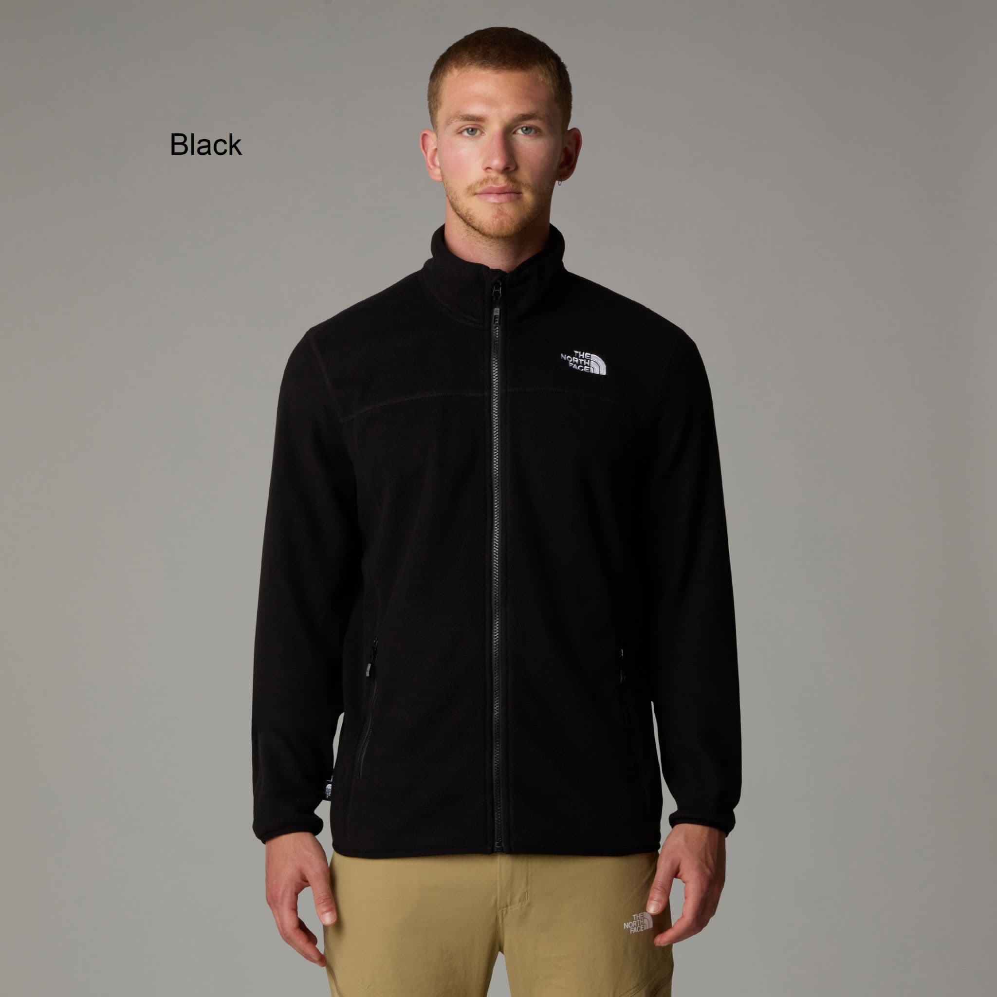The North Face Mens 100 Glacier Full Zip Fleece Jacket